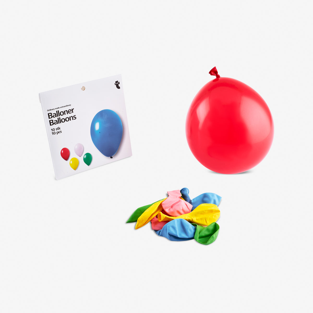 BALLOON STANDARD 10PCS (ROW) | Flying Tiger Türkiye