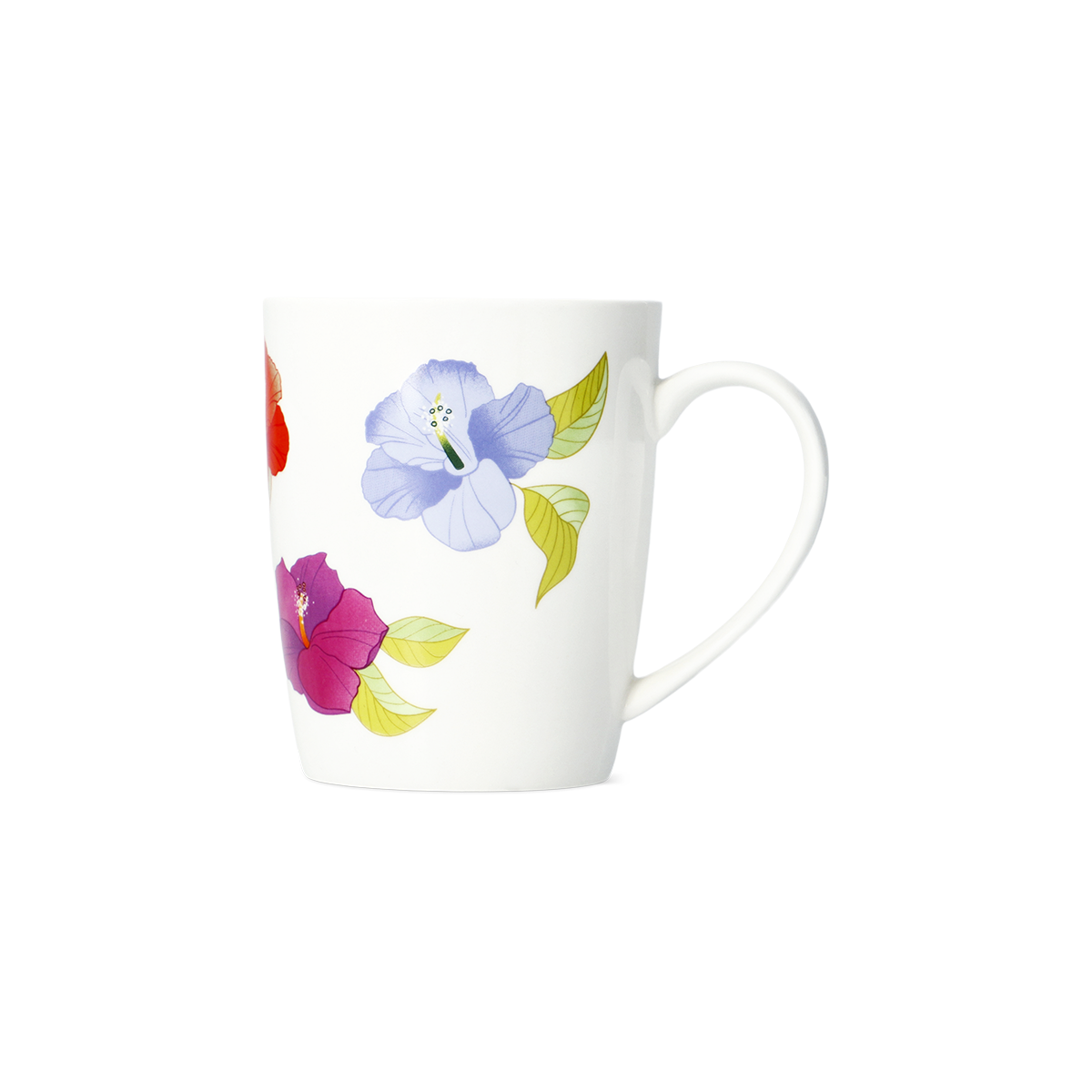 Tropikal Çiçek Desenli Seramik Kupa | Flying Tiger Türkiye