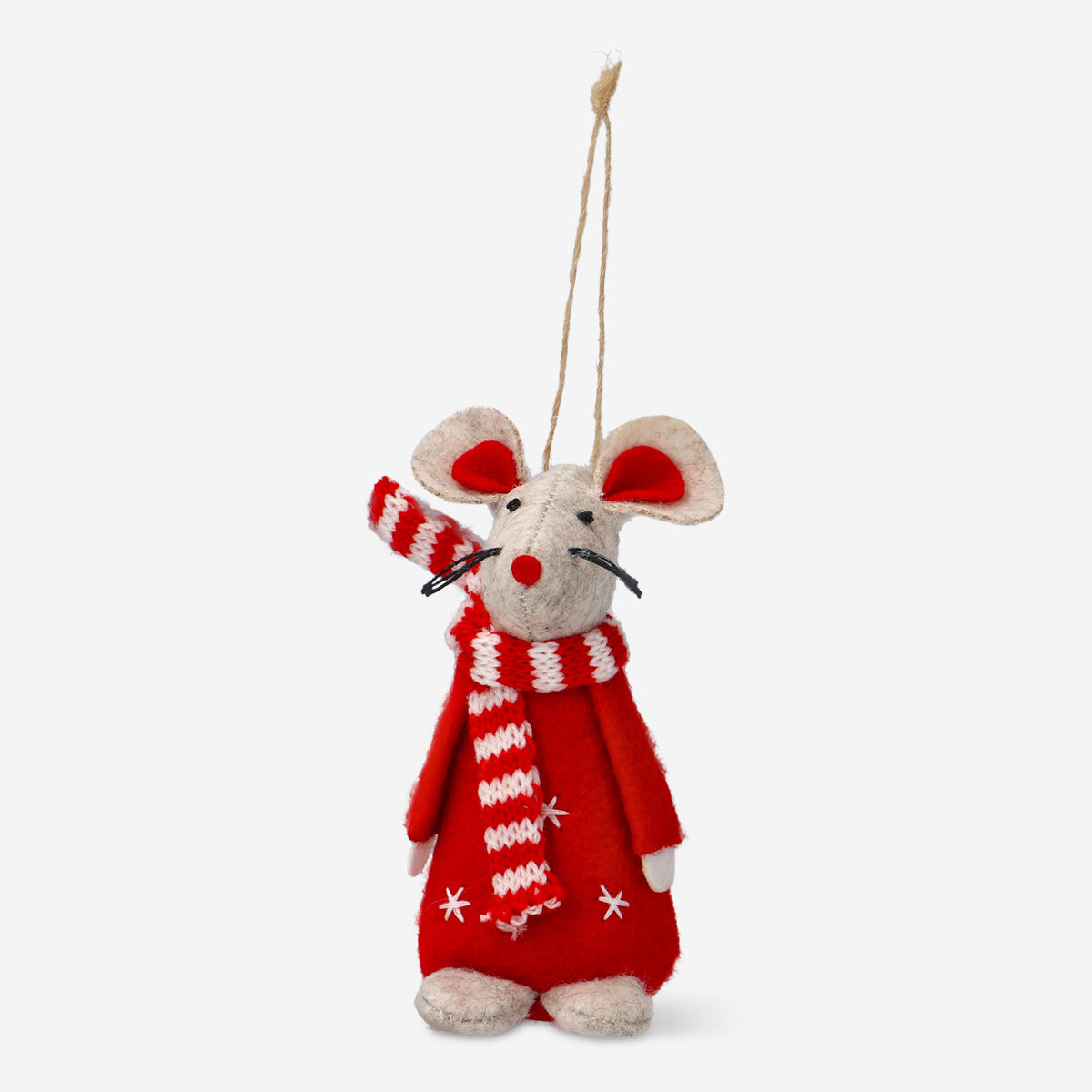 MOUSE W SCARF 12 CM RED | Flying Tiger Türkiye