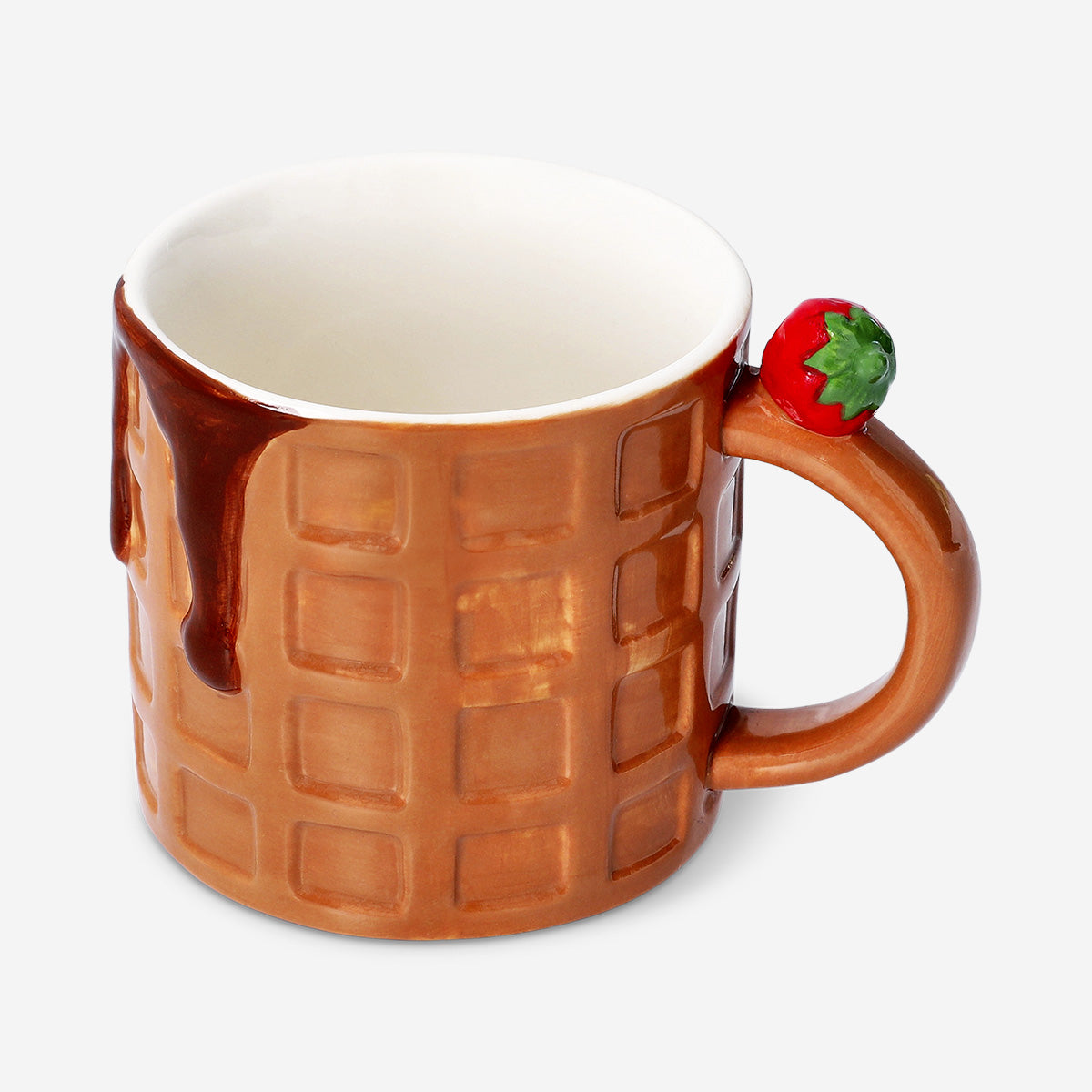 MUG WITH HANDLE SHAPED AS WAFFLE | Flying Tiger Türkiye