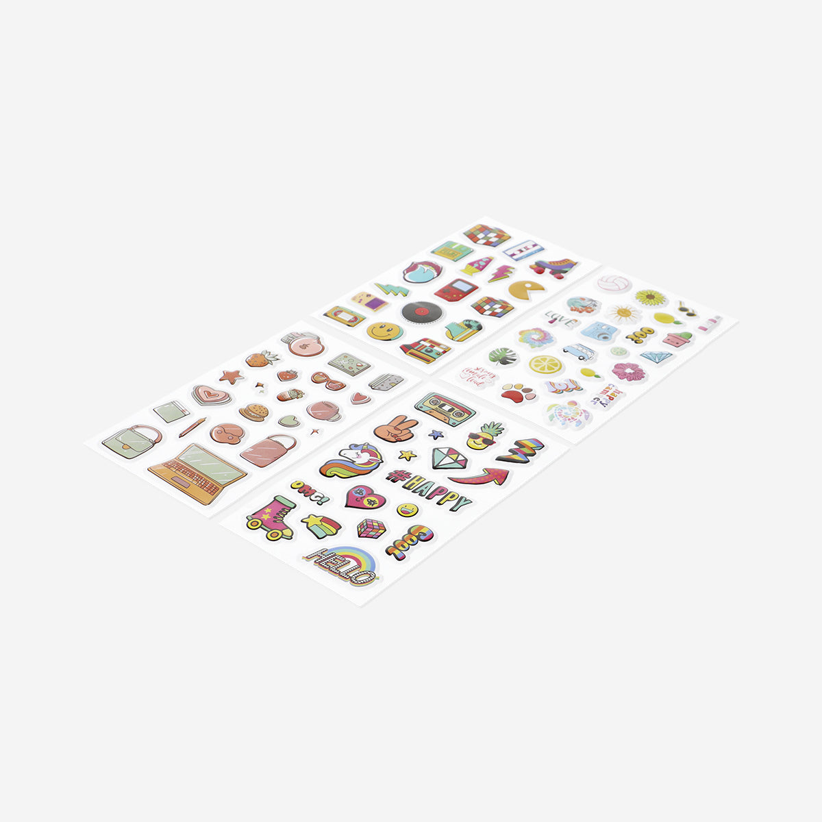 Eğlenceli Kabarık Sticker Seti | Flying Tiger Türkiye