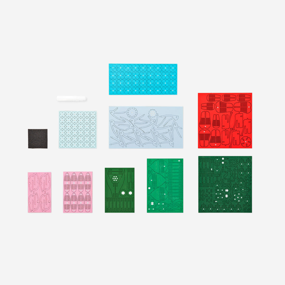 WOODEN FLOWER CRAFT - 3 STEM BOUQUET VALENTINES | Flying Tiger Türkiye