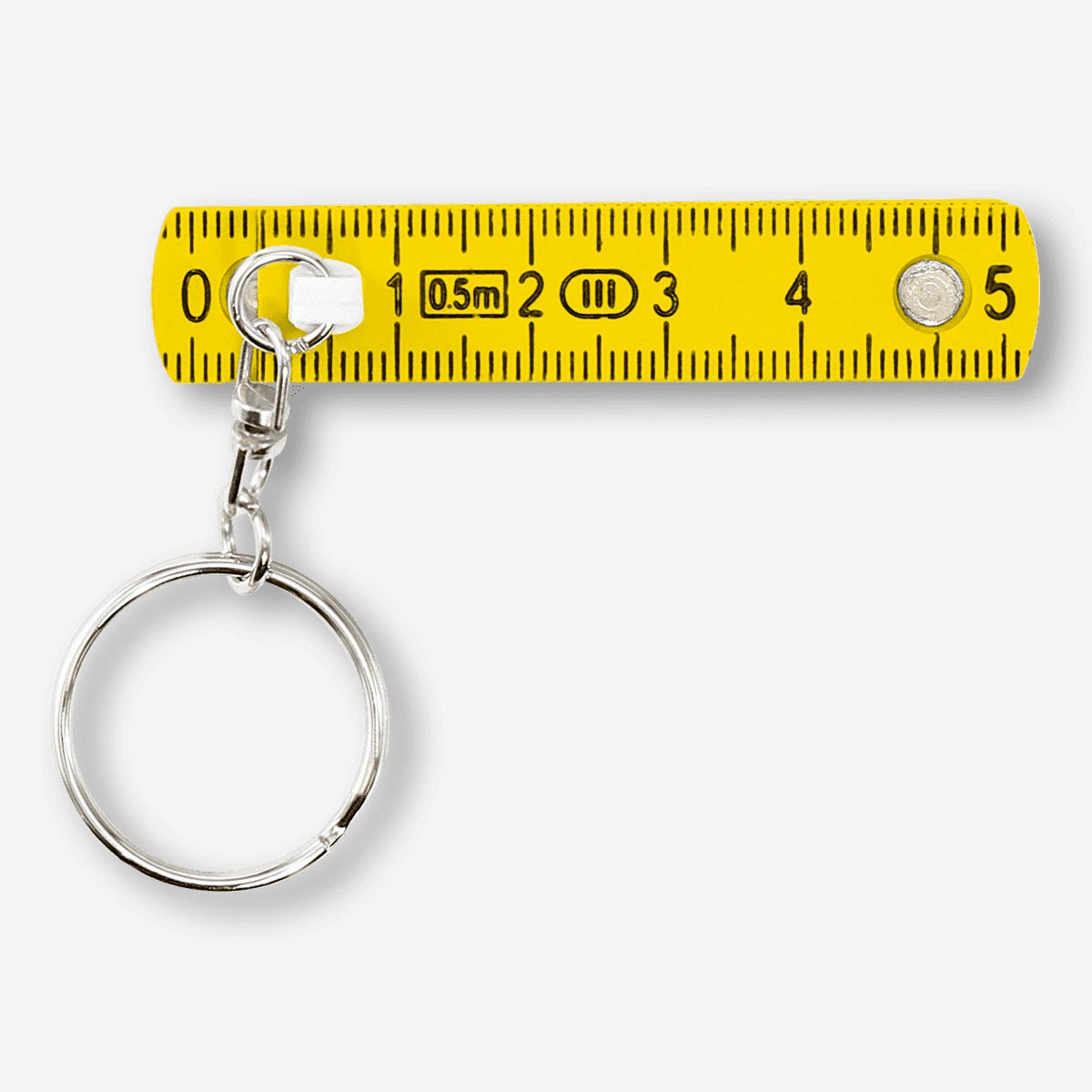 FOLDING RULER MINI WITH KEYRING YELLOW | Flying Tiger Türkiye