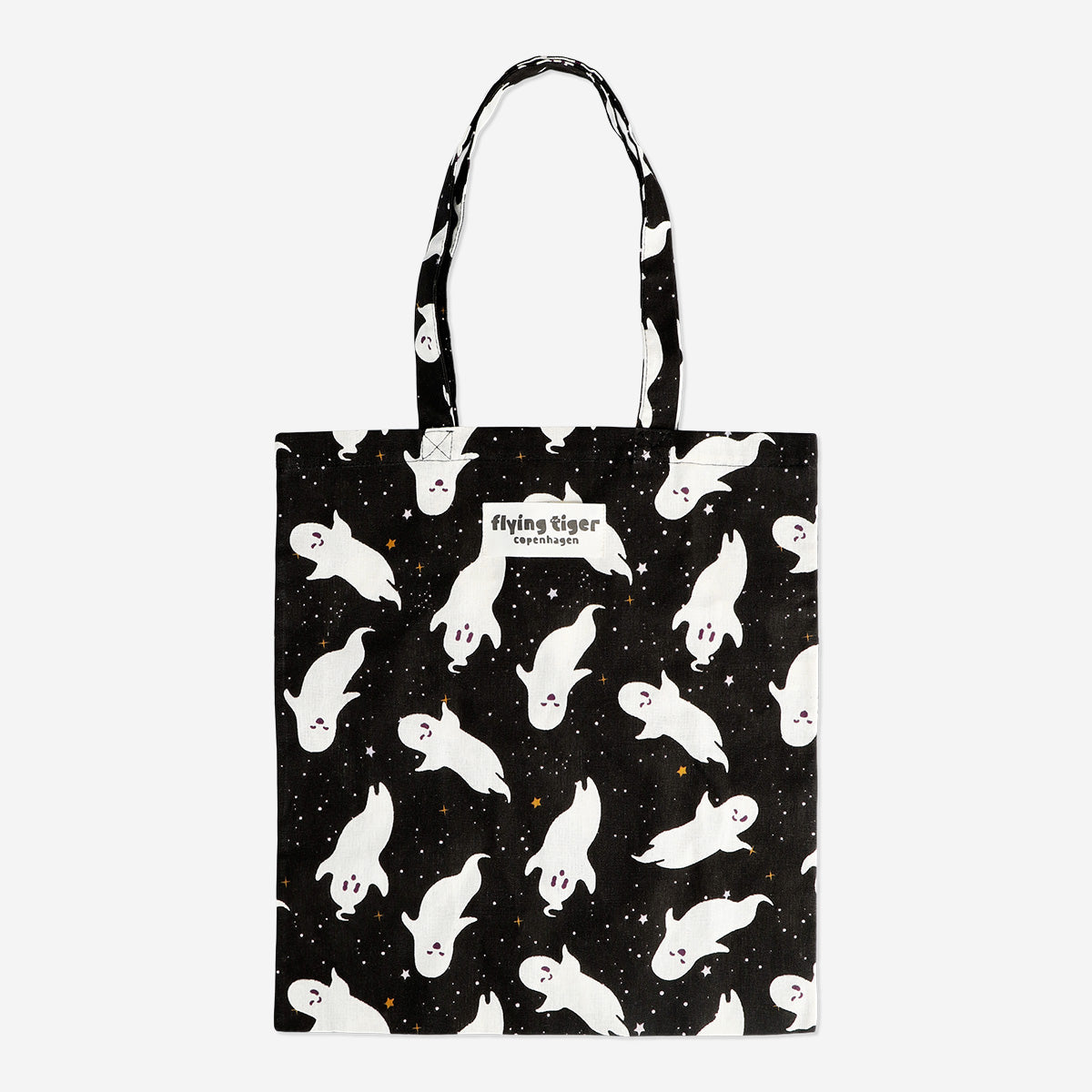 TOTE BAG BLACK GHOSTS | Flying Tiger Türkiye